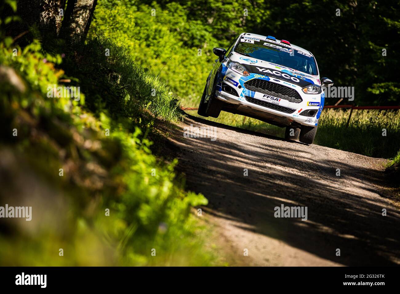 75 TODESCHNI Florent, BARRAL Florien, Ford Fiesta, Action during the ...