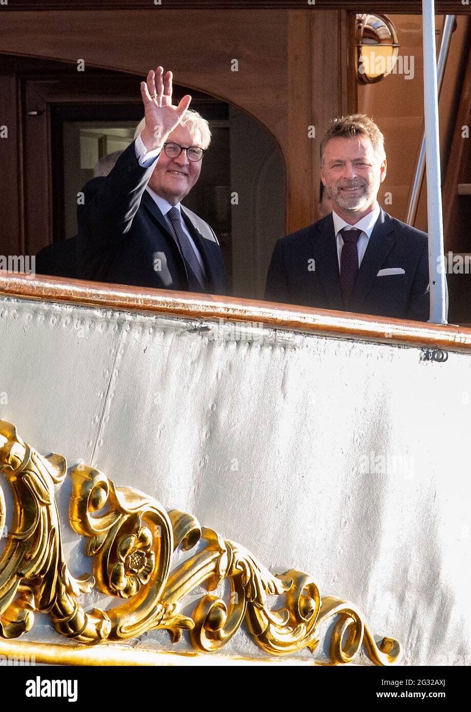 13 June 2021, Denmark, Sønderborg: German President Frank-Walter ...