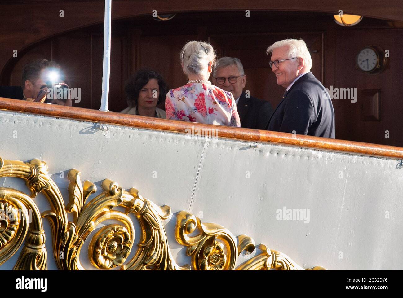 13 June 2021, Denmark, Sønderborg: Margrethe II, Queen of Denmark, has ...