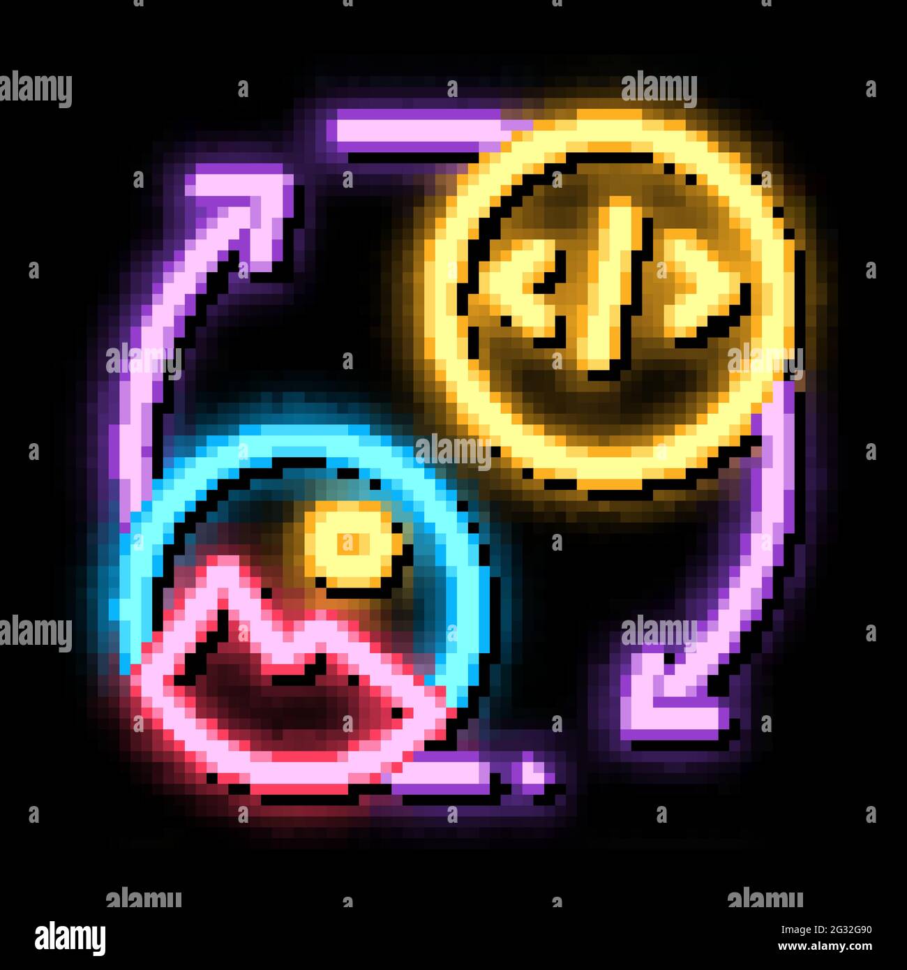 picture programming code neon glow icon illustration Stock Vector Image ... picture programming code neon glow icon illustration Stock Vector Image ...