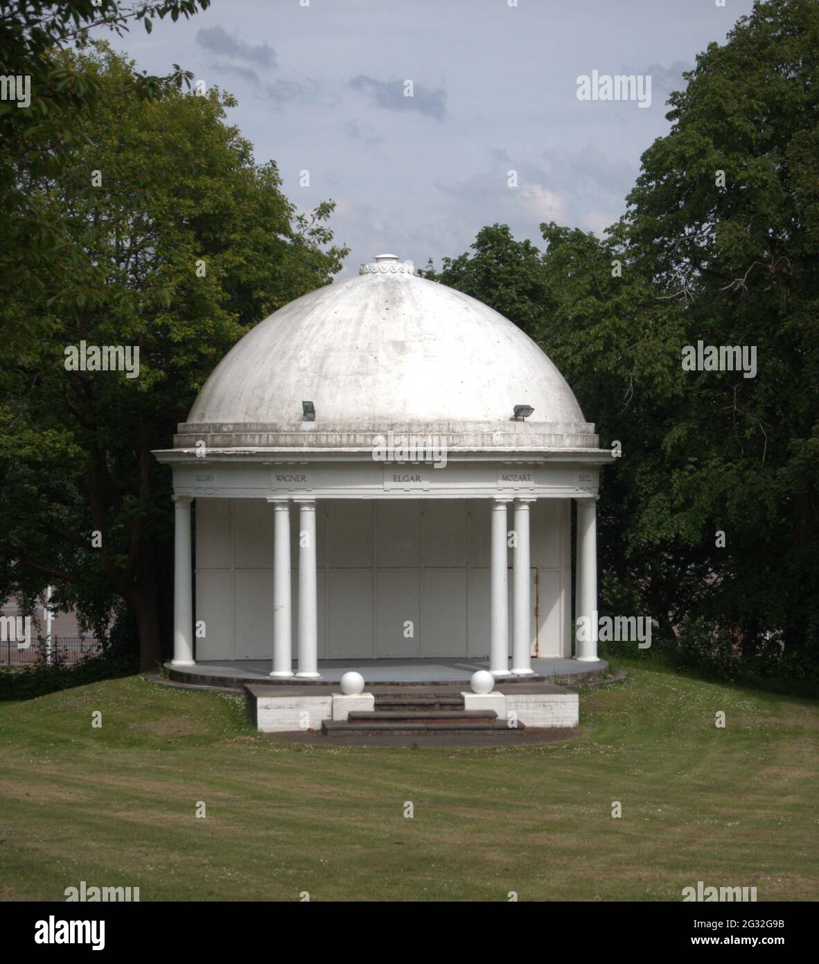 Vale Park in New Brighton is a Green Flag Park with a working bandstand ...