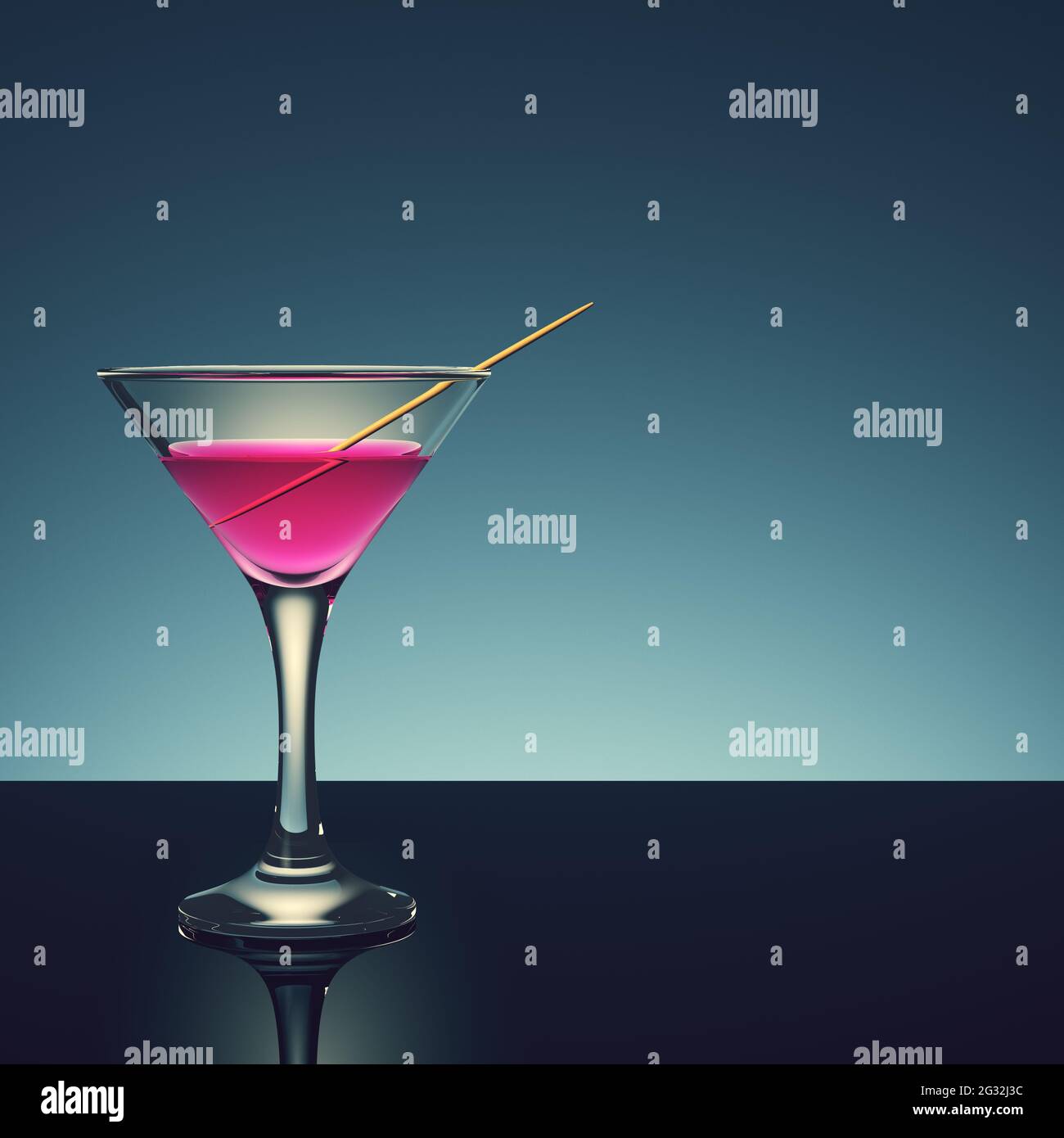 Glass with alcohol on dark background. 3d render Stock Photo - Alamy