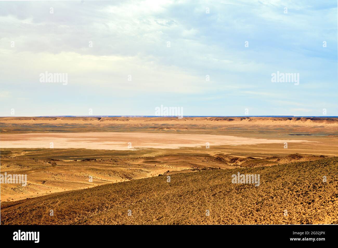 Panorama of Eye of Africa Richat Structure Stock Photo - Alamy