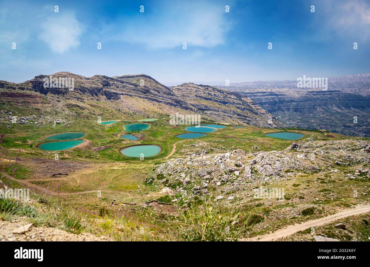 Akoura secret lake hi-res stock photography and images - Alamy