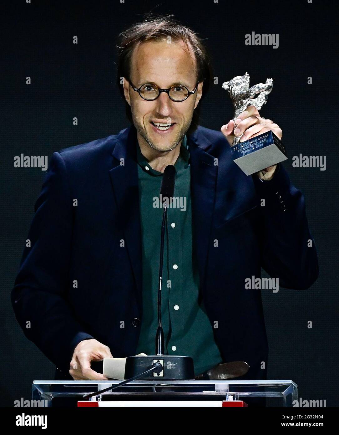 Berlin, Germany. 13th June, 2021. Denes Nagy, winner of the Silver Bear ...