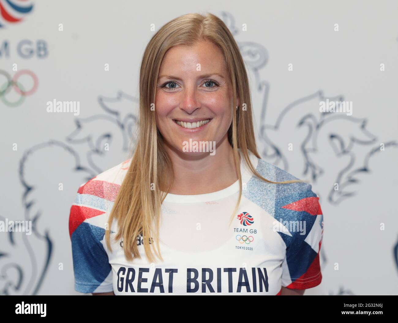 Laura Gallagher during the kitting out session for the Tokyo Olympics ...