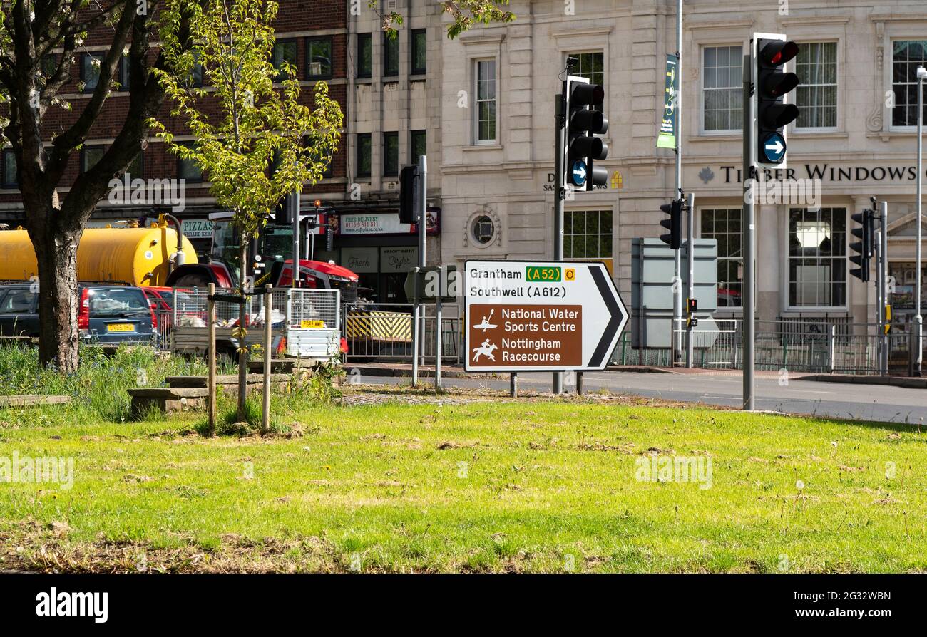 Nottingham street scene hi-res stock photography and images - Alamy