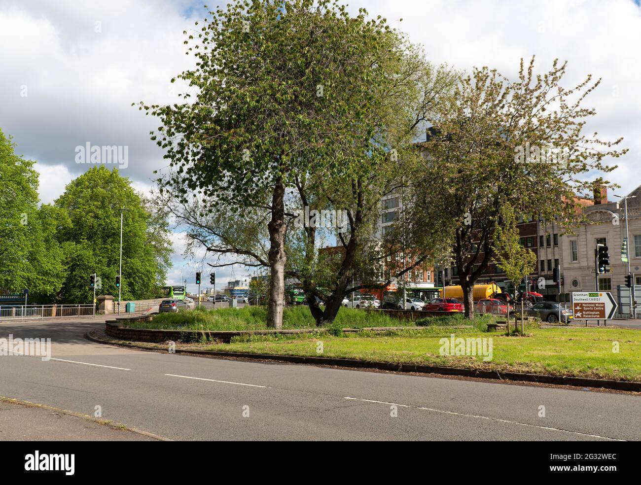 Street scene in Nottingham, UK Stock Photo - Alamy