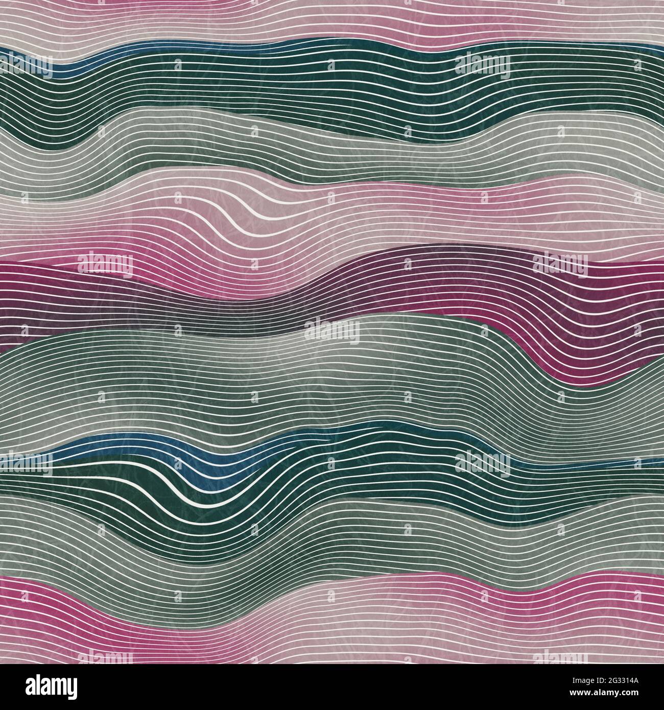 Seamless natural landscape hill pattern for print Stock Photo - Alamy