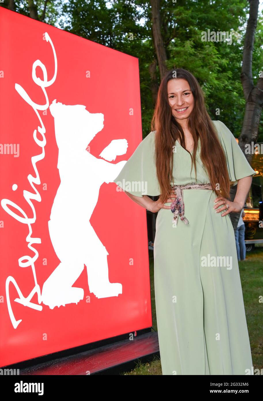 Berlin, Germany. 13th June, 2021. Director Anne Zohra Berrached arrives ...