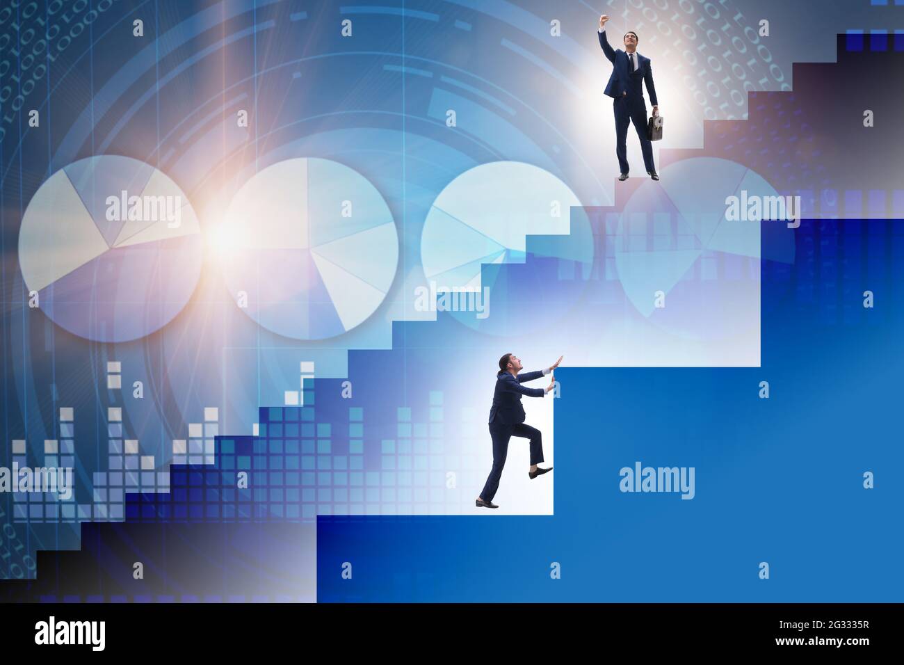 Concept of unfair treatment of the different employees Stock Photo - Alamy