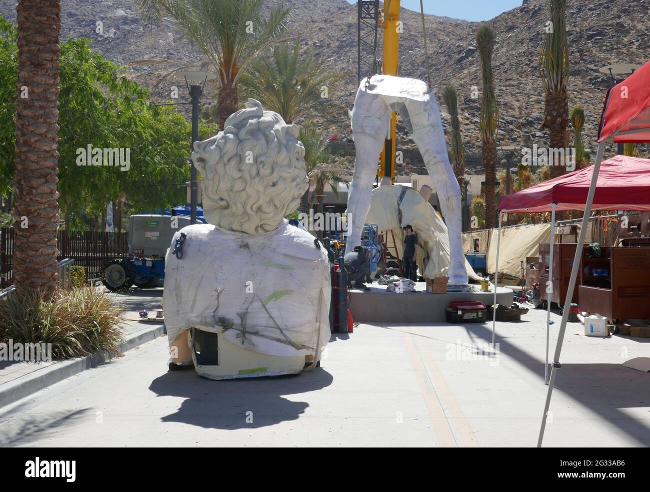 Palm Springs, California, USA 10th June 2021 A general view of ...