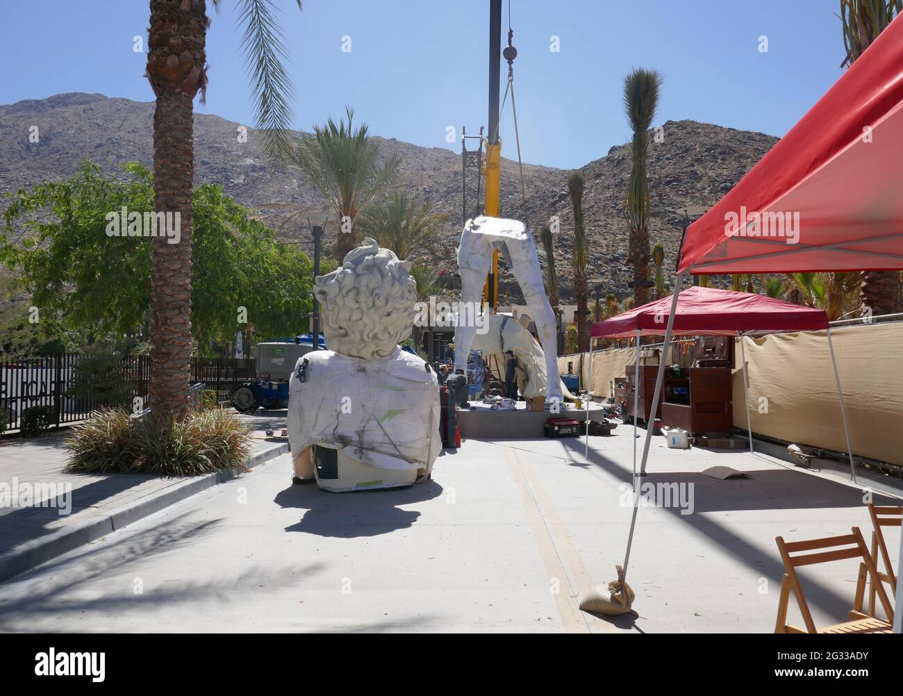 Palm Springs, California, USA 10th June 2021 A general view of ...