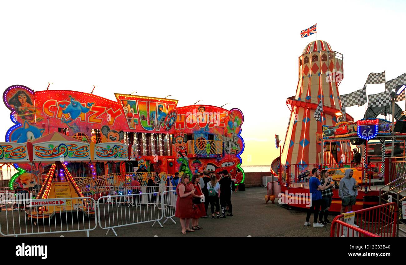 Hunstanton Funfair, Fair, Fairground, Pleasure Beach, Norfolk, England ...