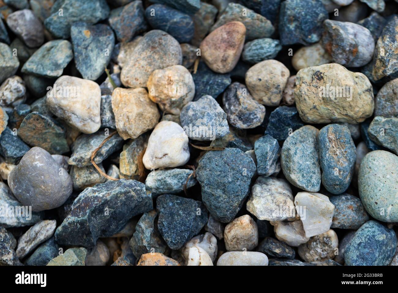 Pebbles concrete stone background hi-res stock photography and images ...
