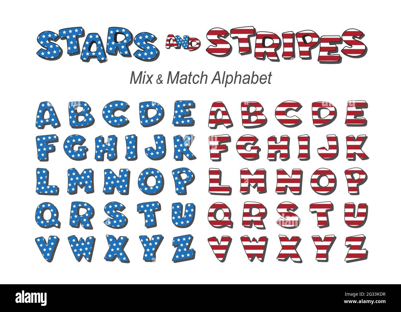 Alphabet letters mix Cut Out Stock Images & Pictures - Alamy