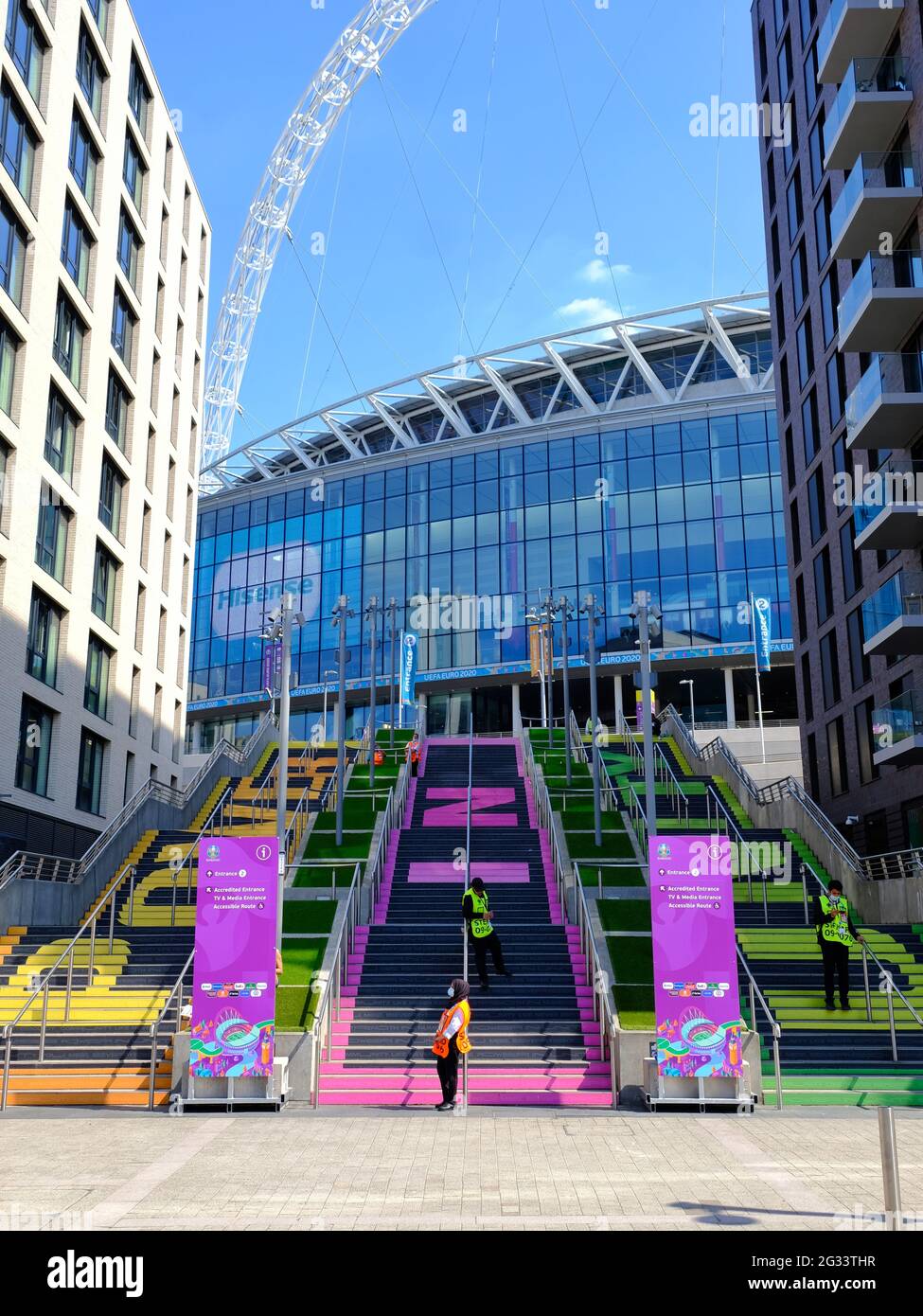 Spanish steps wembley stadium hi-res stock photography and images - Alamy