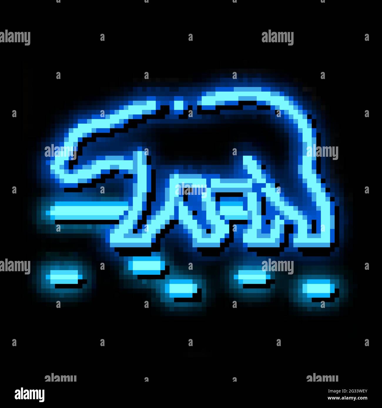 polar bear neon glow icon illustration Stock Vector Image & Art - Alamy