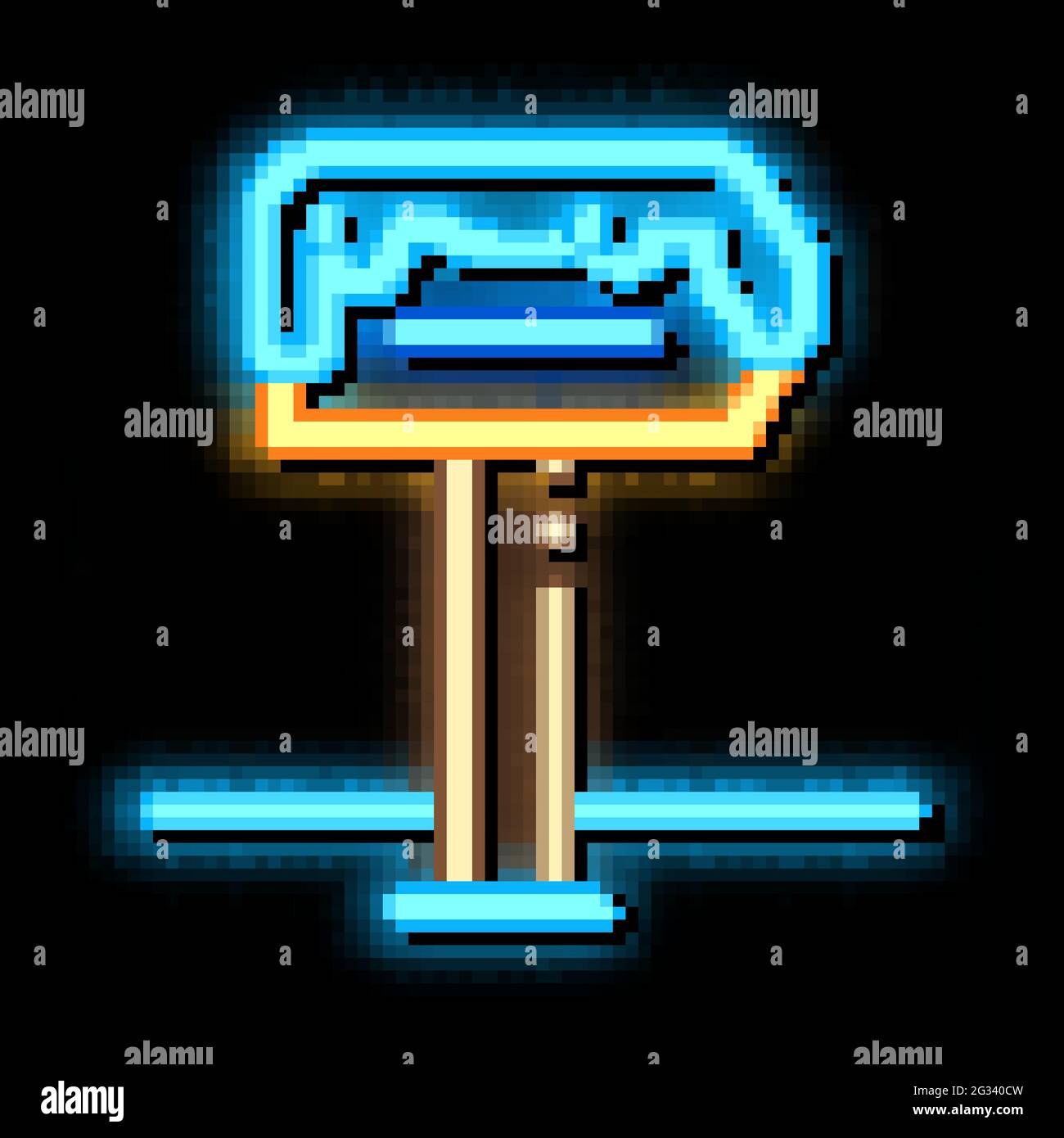 snowy nameplate neon glow icon illustration Stock Vector Image & Art ...