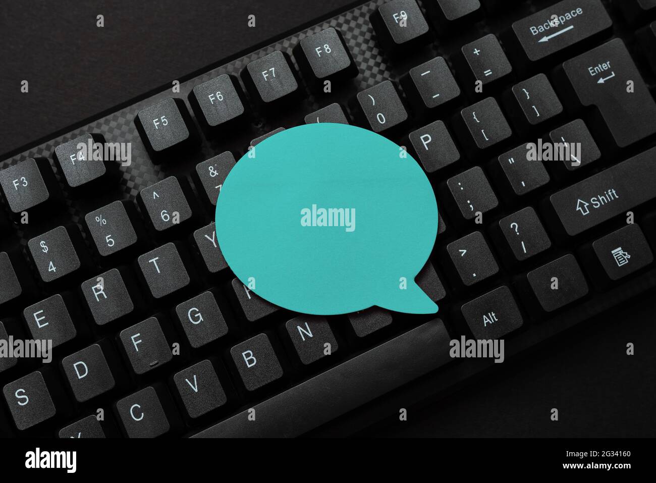 Abstract Typing New Business Slogan Message, Writing Market Strategies ...