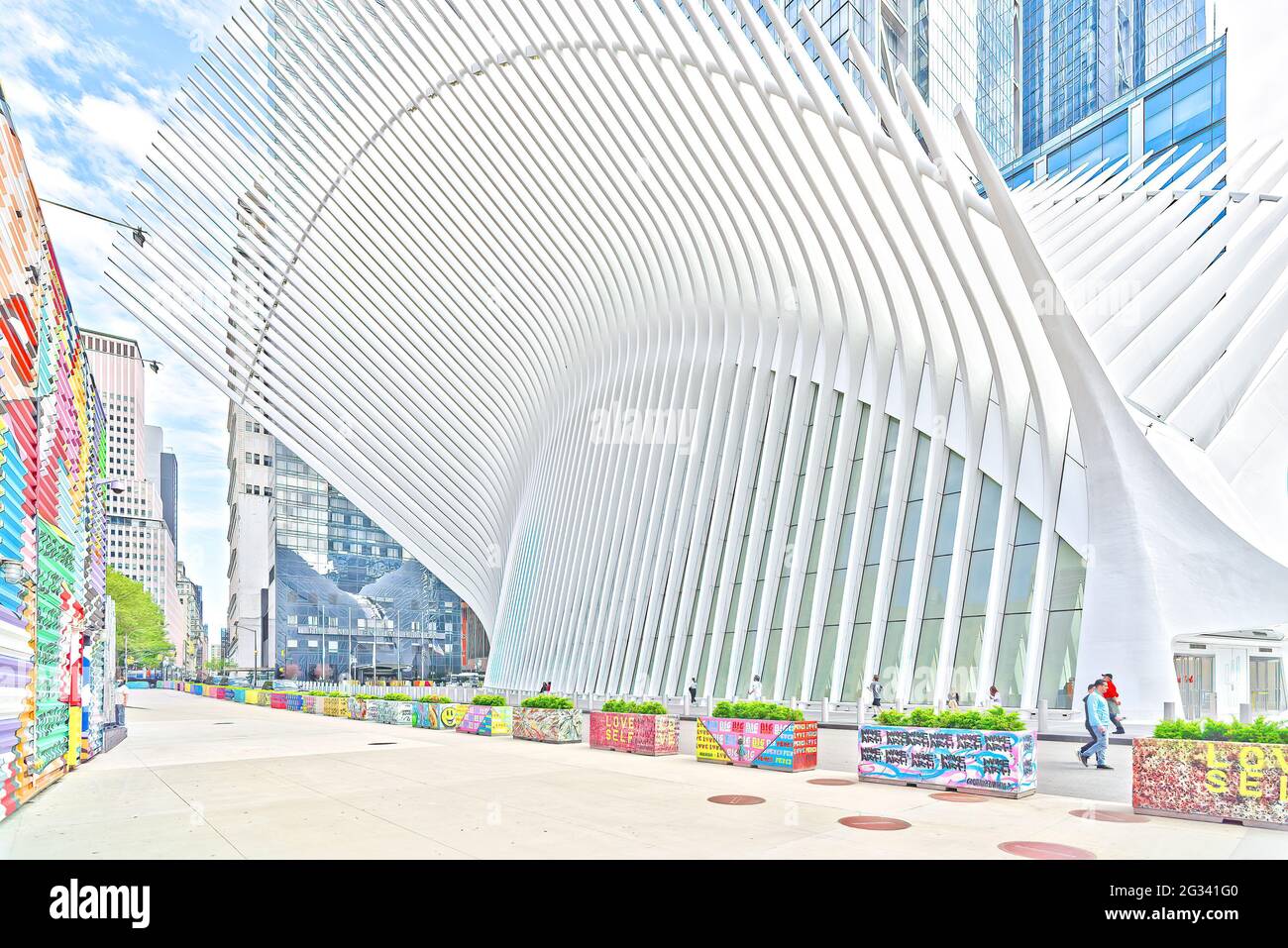 Oculus World Trace Center Train Station Stock Photo - Alamy