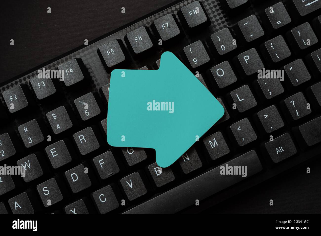 Abstract Typing New Business Slogan Message, Writing Market Strategies ...