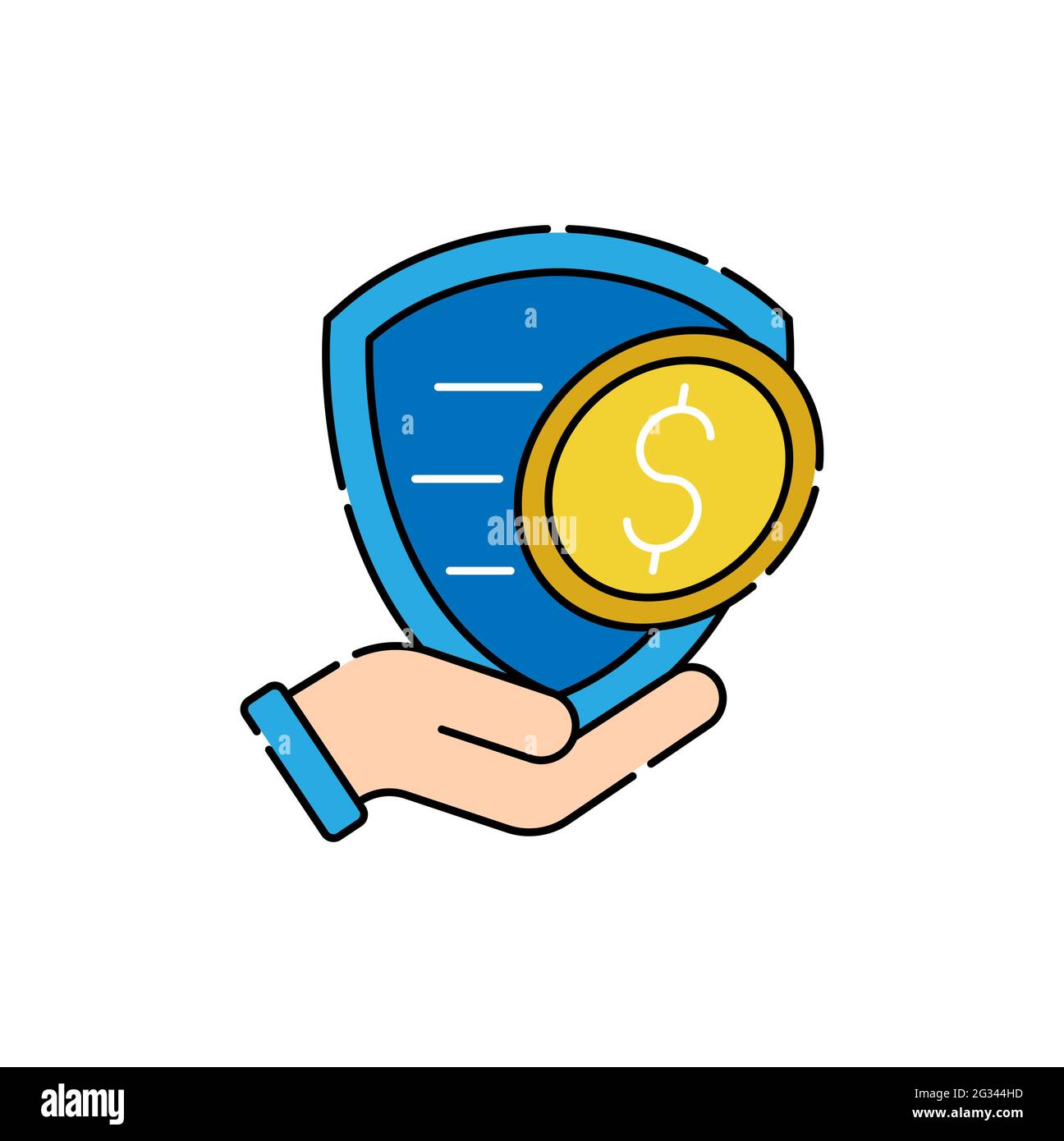 Secure Payment icon Vector Illustration. Payment Security and Safety ...