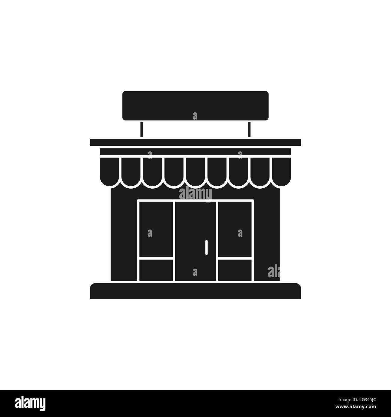 Modern Store icon Vector design Illustration. Store Building icon ...