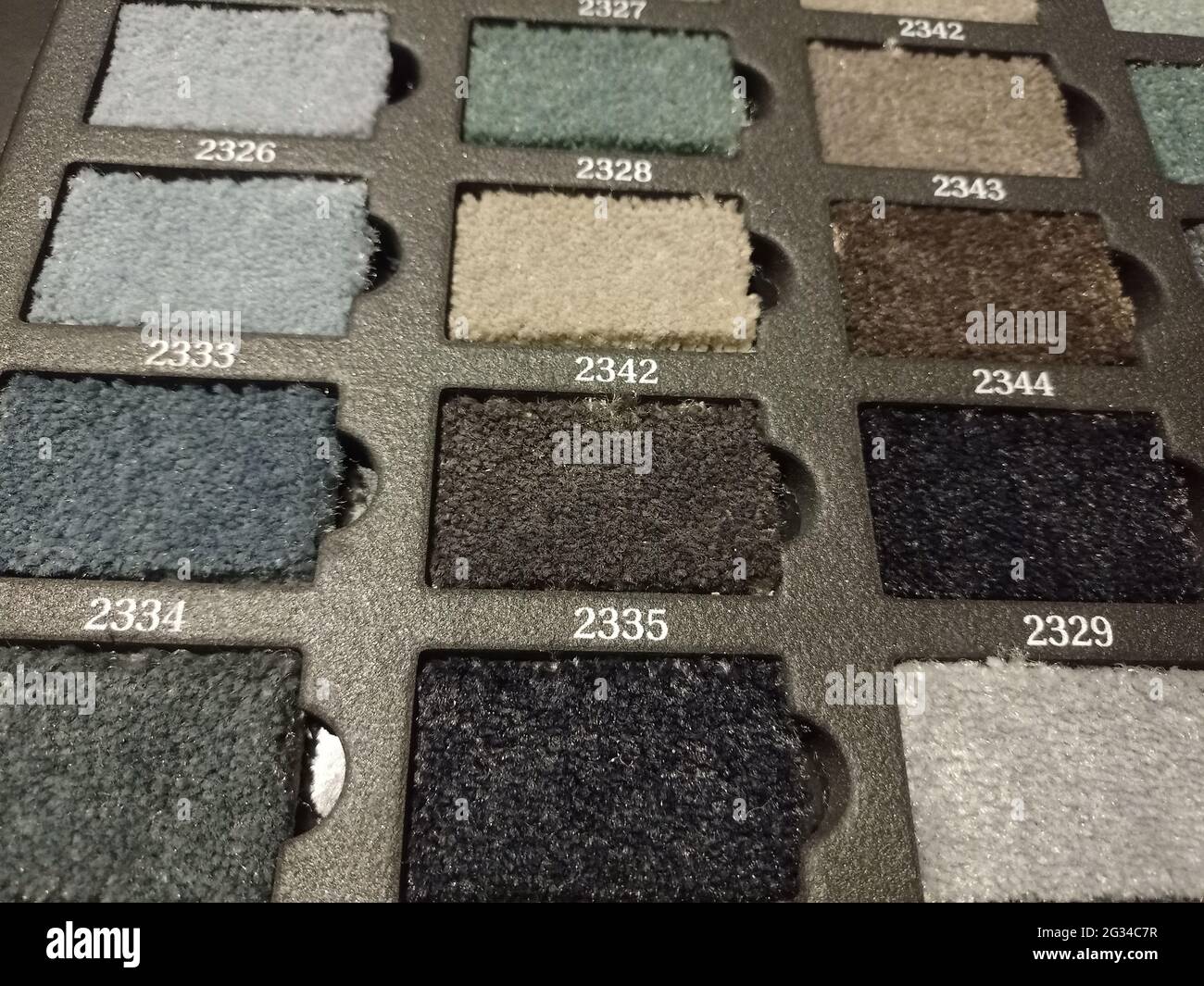 Pieces colorful textile samples hi-res stock photography and images - Alamy