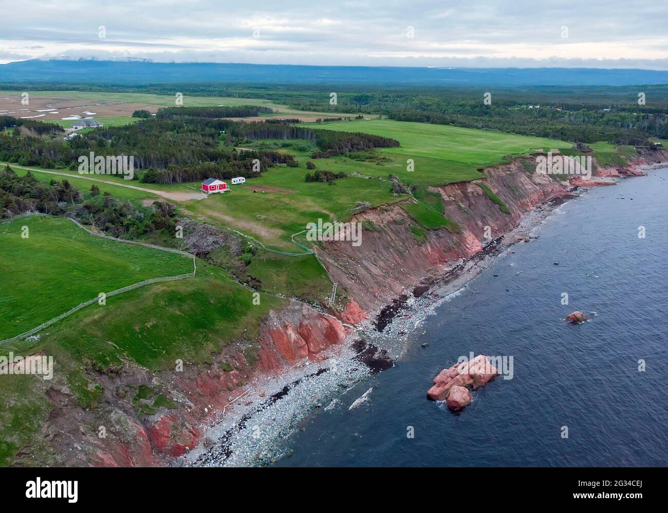 Newfoundland coast aerial hi-res stock photography and images - Alamy