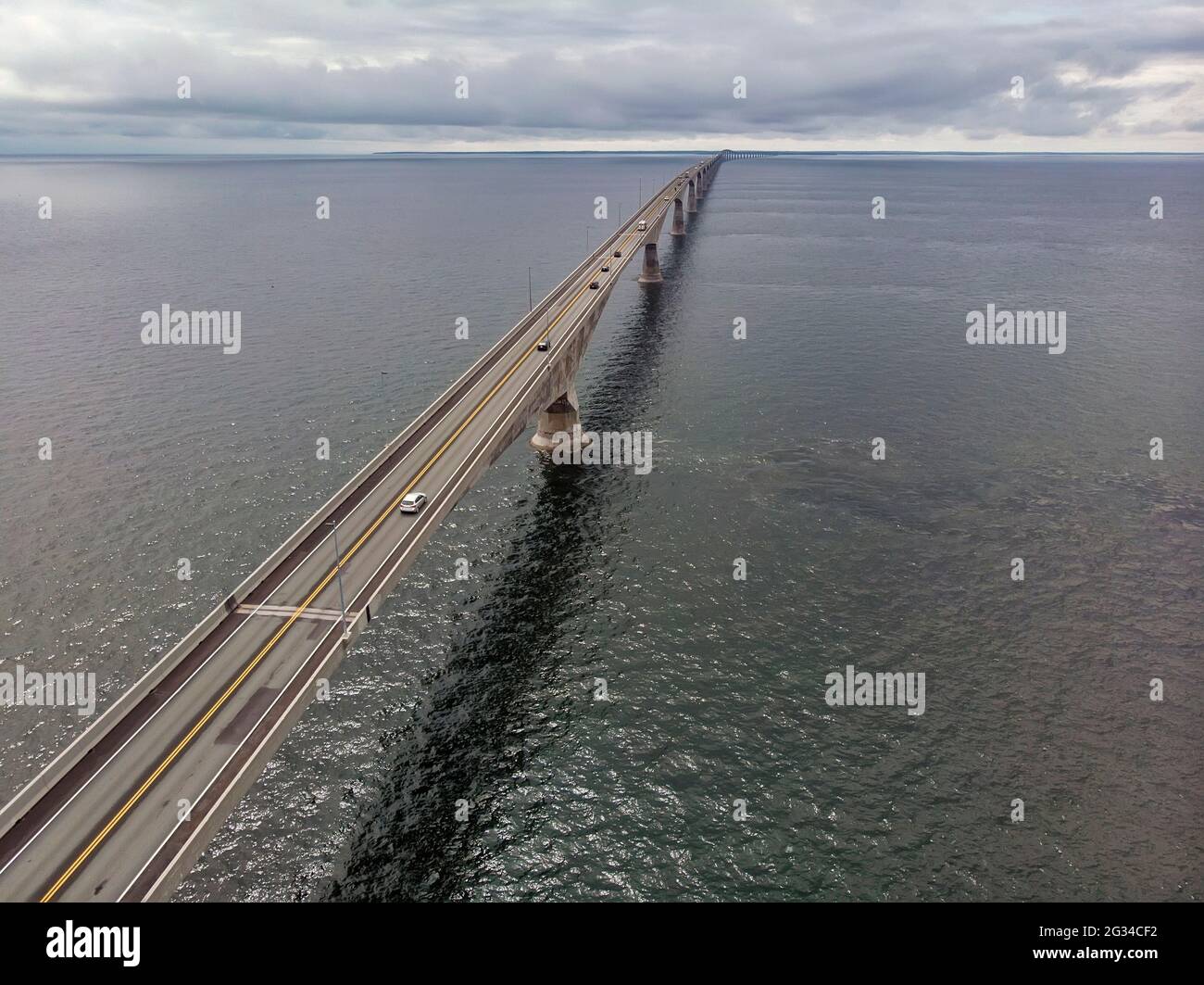 Aerial of confederation bridge hi-res stock photography and images - Alamy