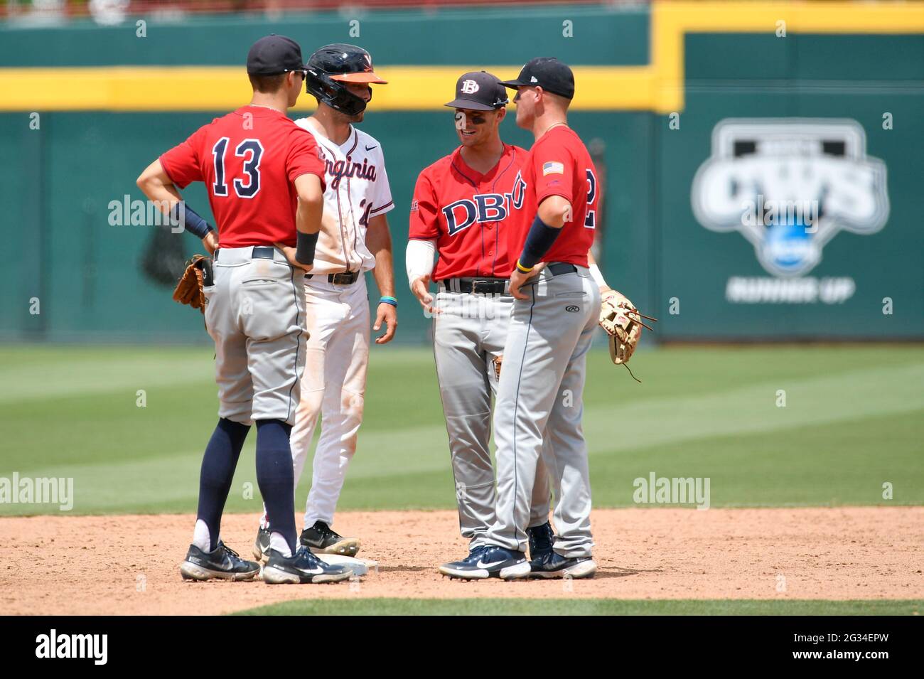 Columbia, South Carolina, USA. 13th June, 2021. Virginia outfielder ...