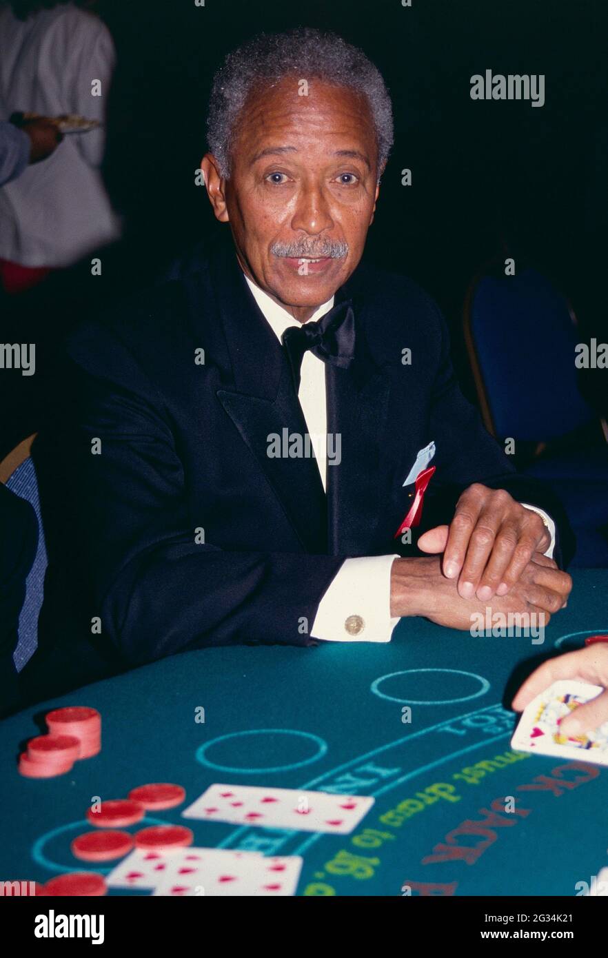 Mayor David Dinkins attends "Broadway Casino Night" to benefit Broadway ...
