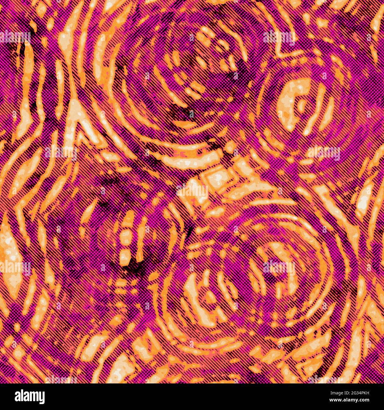 Seamless bright vivid pink and yellow pattern swatch for print Stock ...