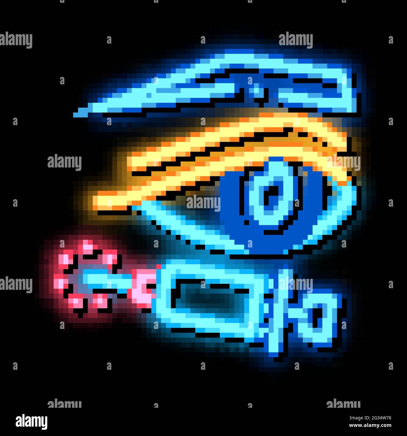 eyelid surgery anesthesia neon glow icon illustration Stock Vector ... eyelid surgery anesthesia neon glow icon illustration Stock Vector ...