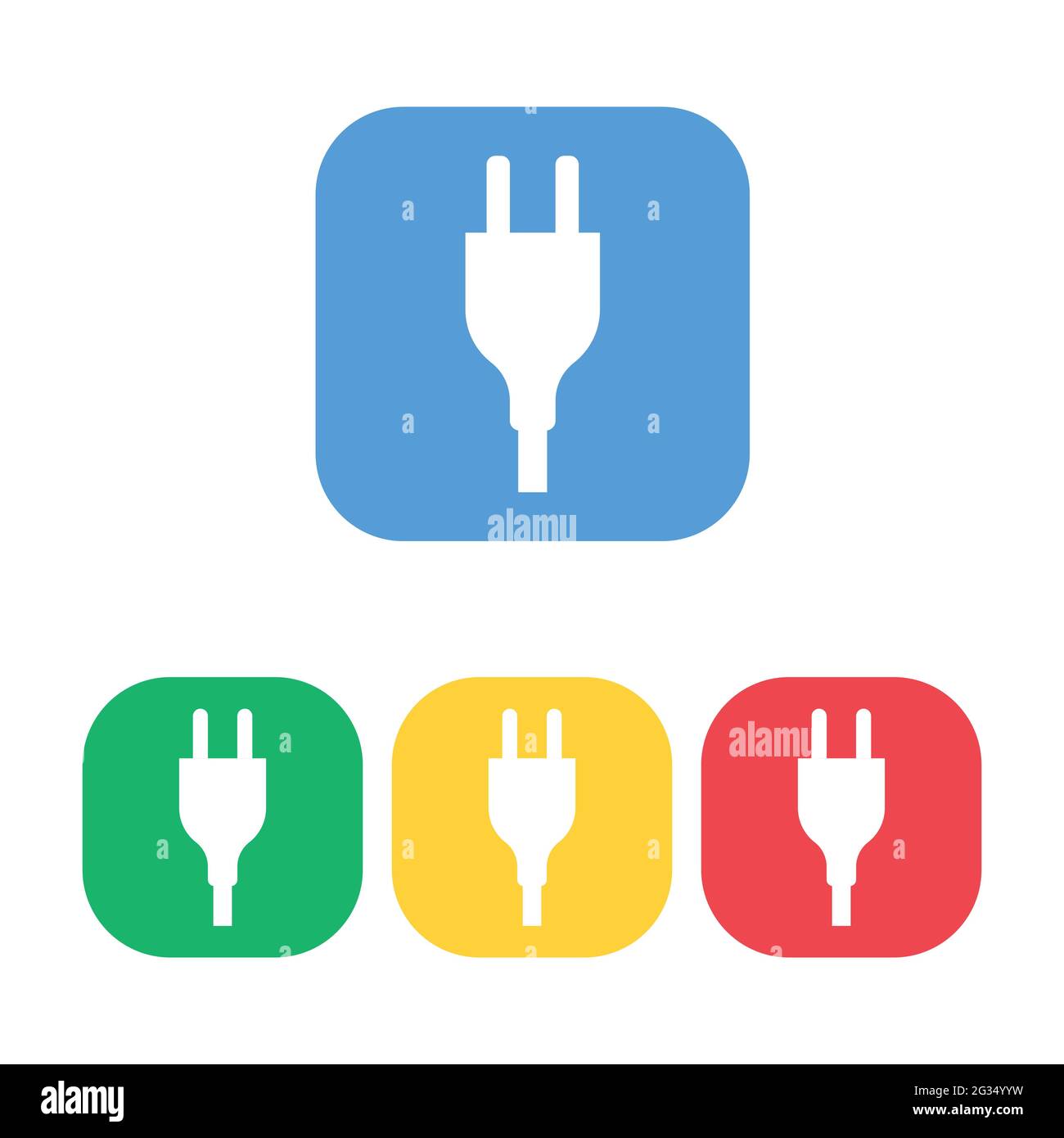 Electric plug icon vector for graphic design, logo, web site, social ...