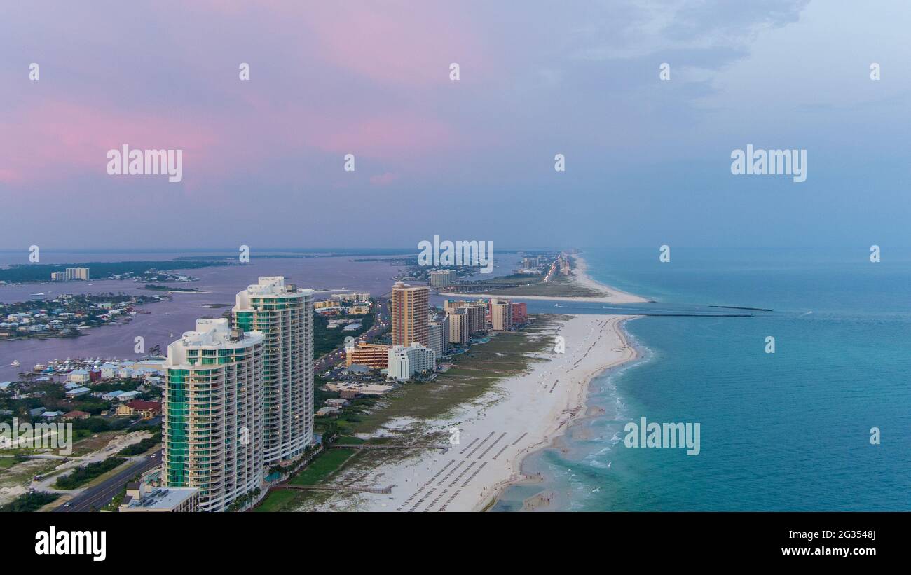 Orange beach sunset hi-res stock photography and images - Alamy