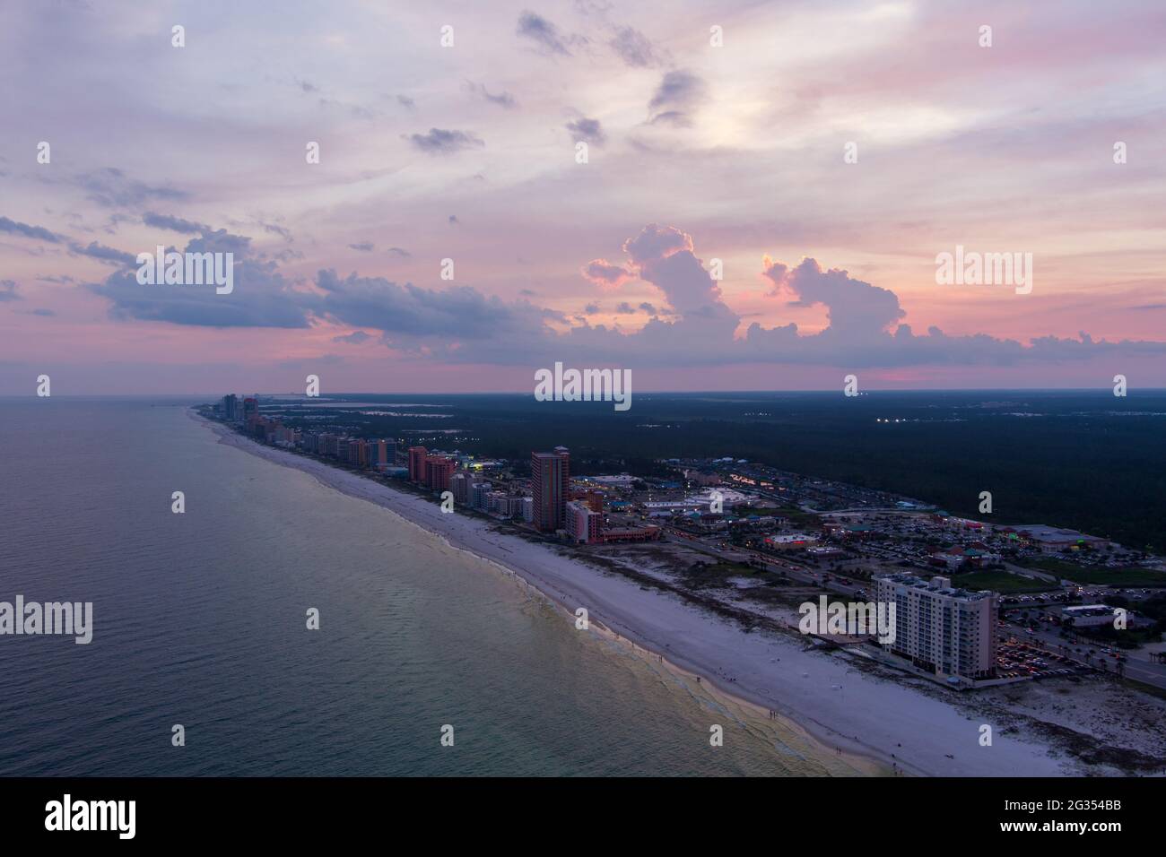 Orange beach sunset hi-res stock photography and images - Alamy