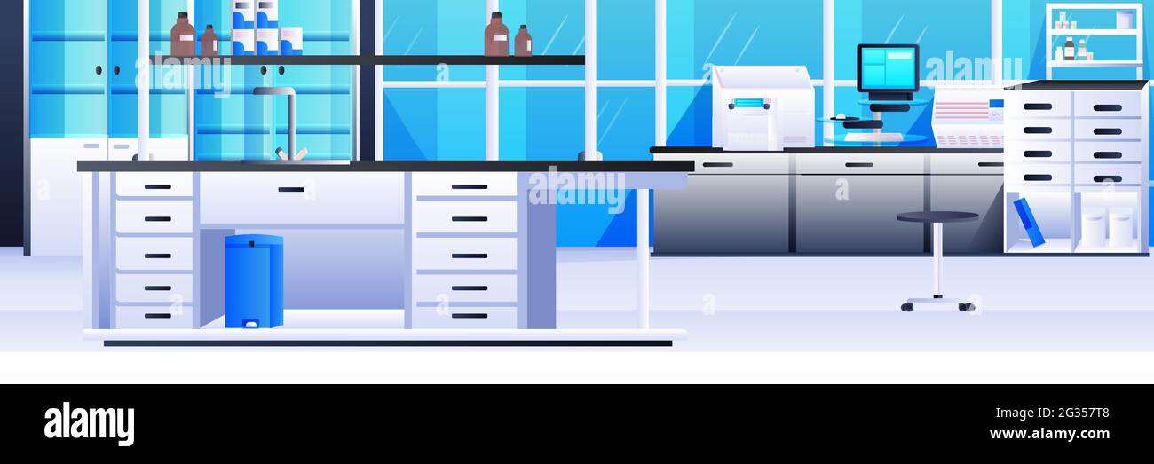 Empty shelf medical Stock Vector Images - Alamy