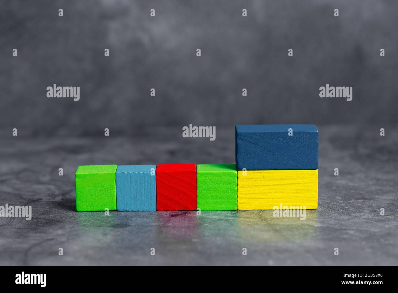 Sample Cube Rectangular Boxes Polished With Multi-Colour Symbolizing ...