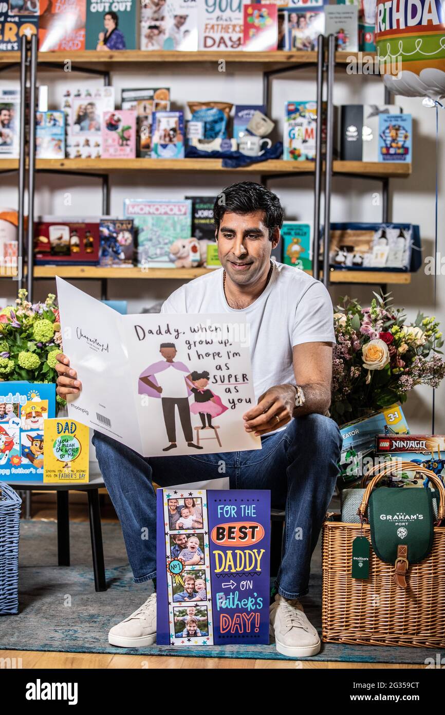 Nickyl Raithatha CEO of Moonpig photographed at their head offices in ...