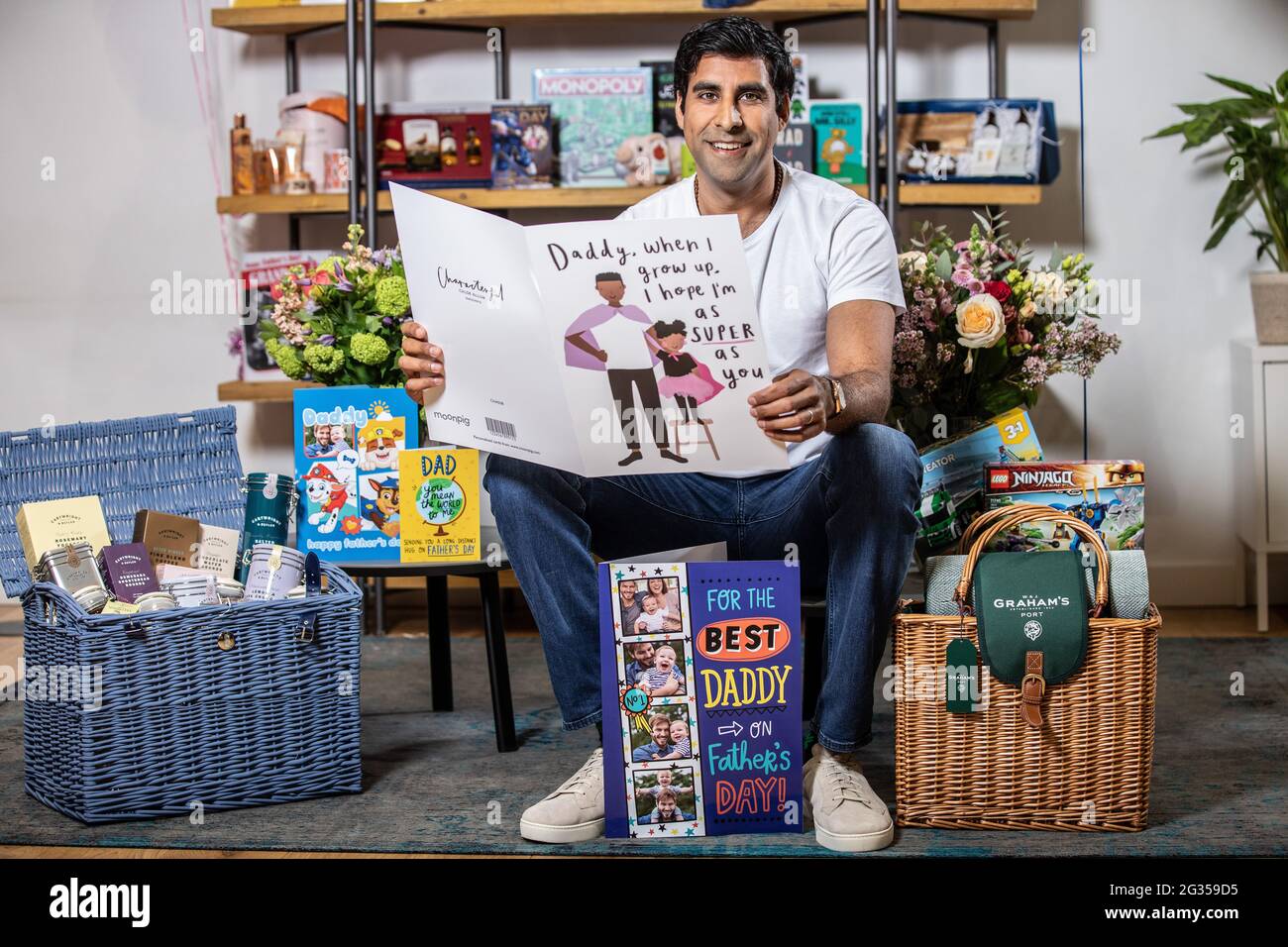 Nickyl Raithatha CEO of Moonpig photographed at their head offices in ...