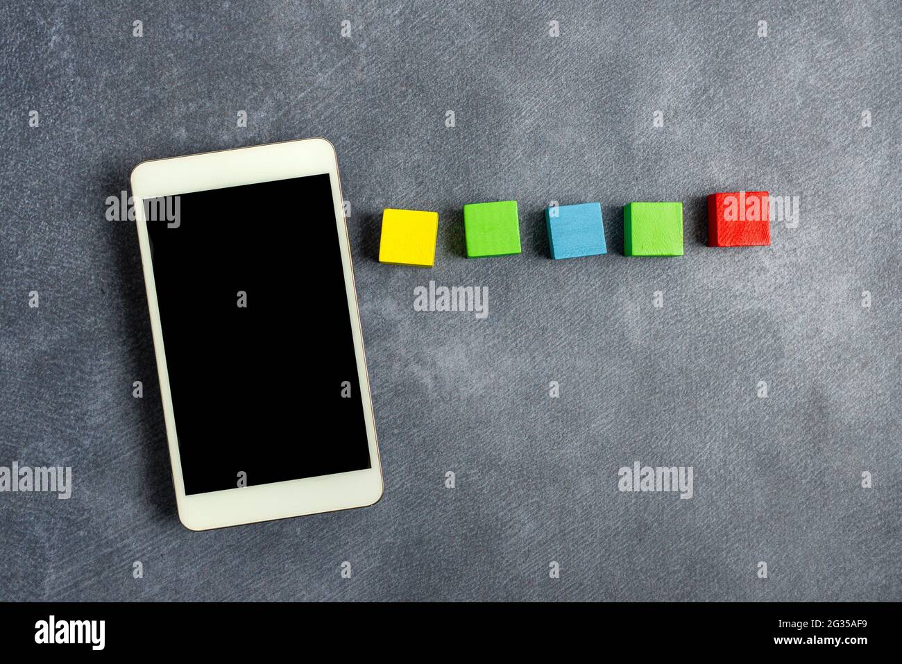 Sample Cube Rectangular Boxes Polished With Multi-Colour Symbolizing ...