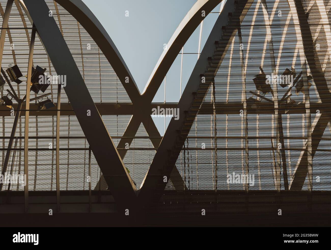 Detail of the bridge on the river of Madrid, Spain Stock Photo - Alamy