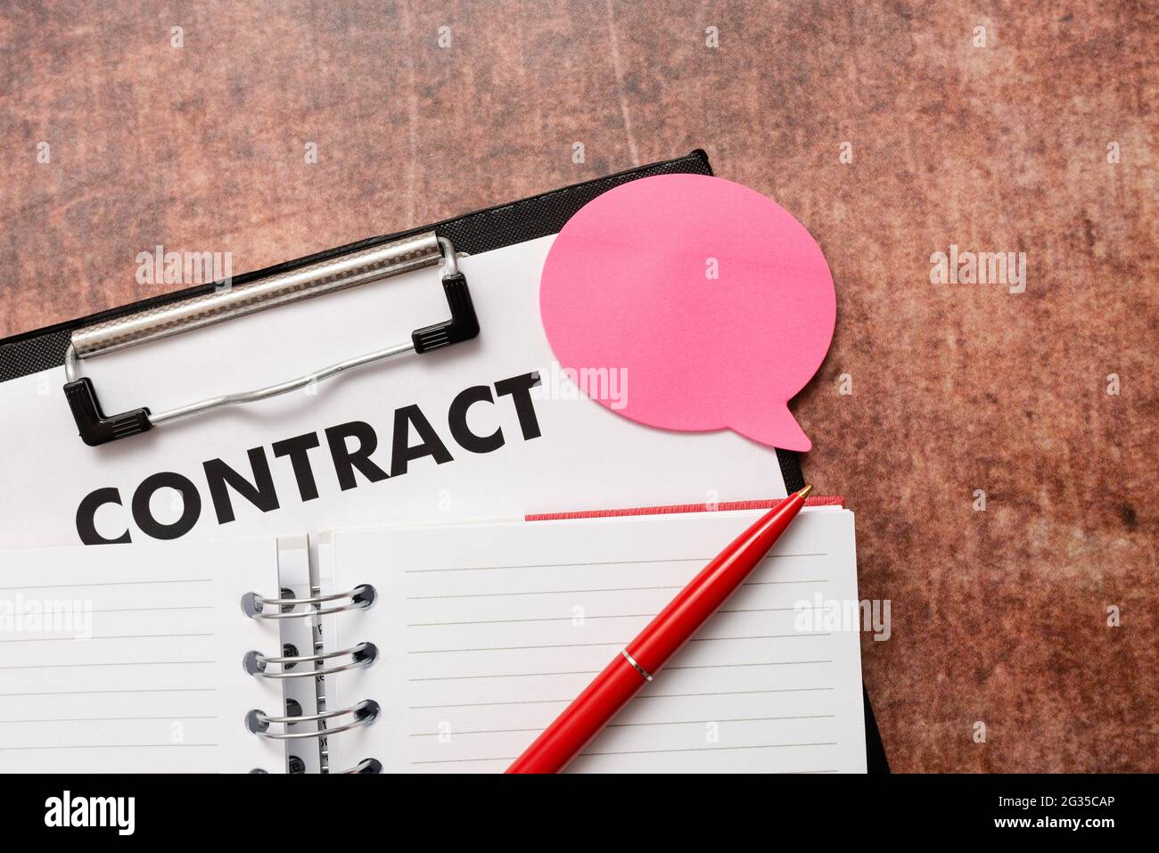 Drafting New Contract, Creating Agreement Message, Taking Important ...