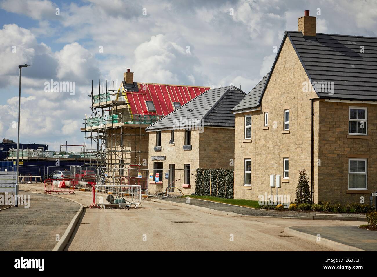 A new housing development in Clitheroe, Lancashire, UK Stock Photo - Alamy