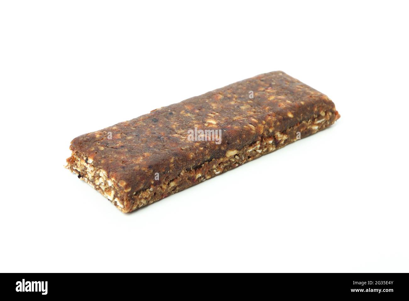 Tasty protein bar isolated on white background Stock Photo - Alamy