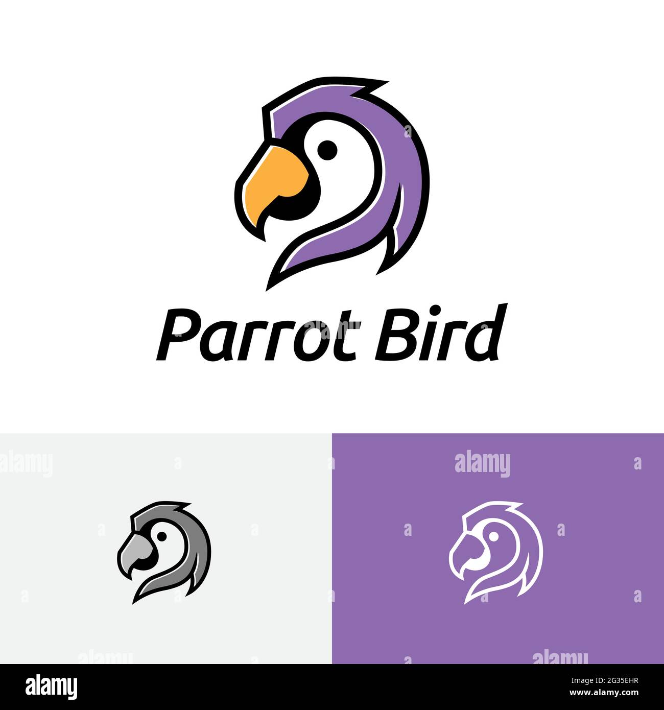 Parrot logo hi-res stock photography and images - Alamy