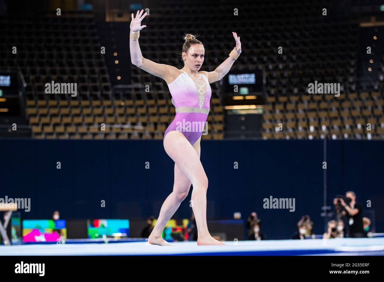 Munich, Germany. 12th June, 2021. Gymnastics: Olympic Qualification ...