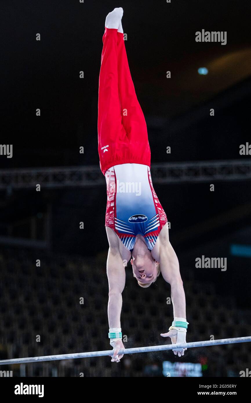 Munich, Germany. 12th June, 2021. Gymnastics: Olympic qualification ...